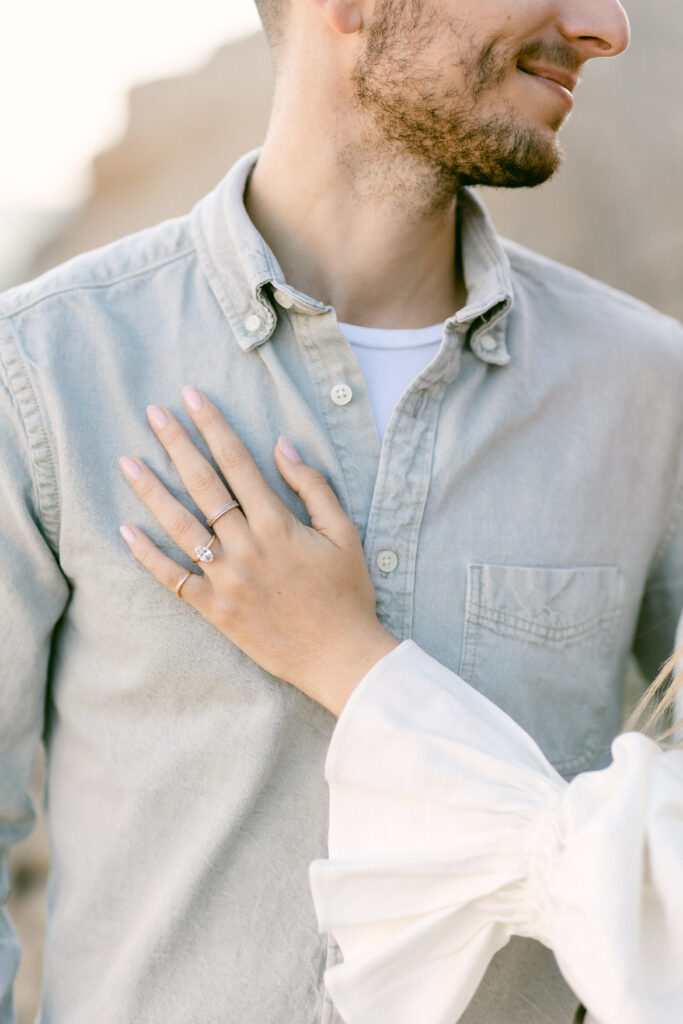 Beach Engagement Photos - Tiffany J Photography