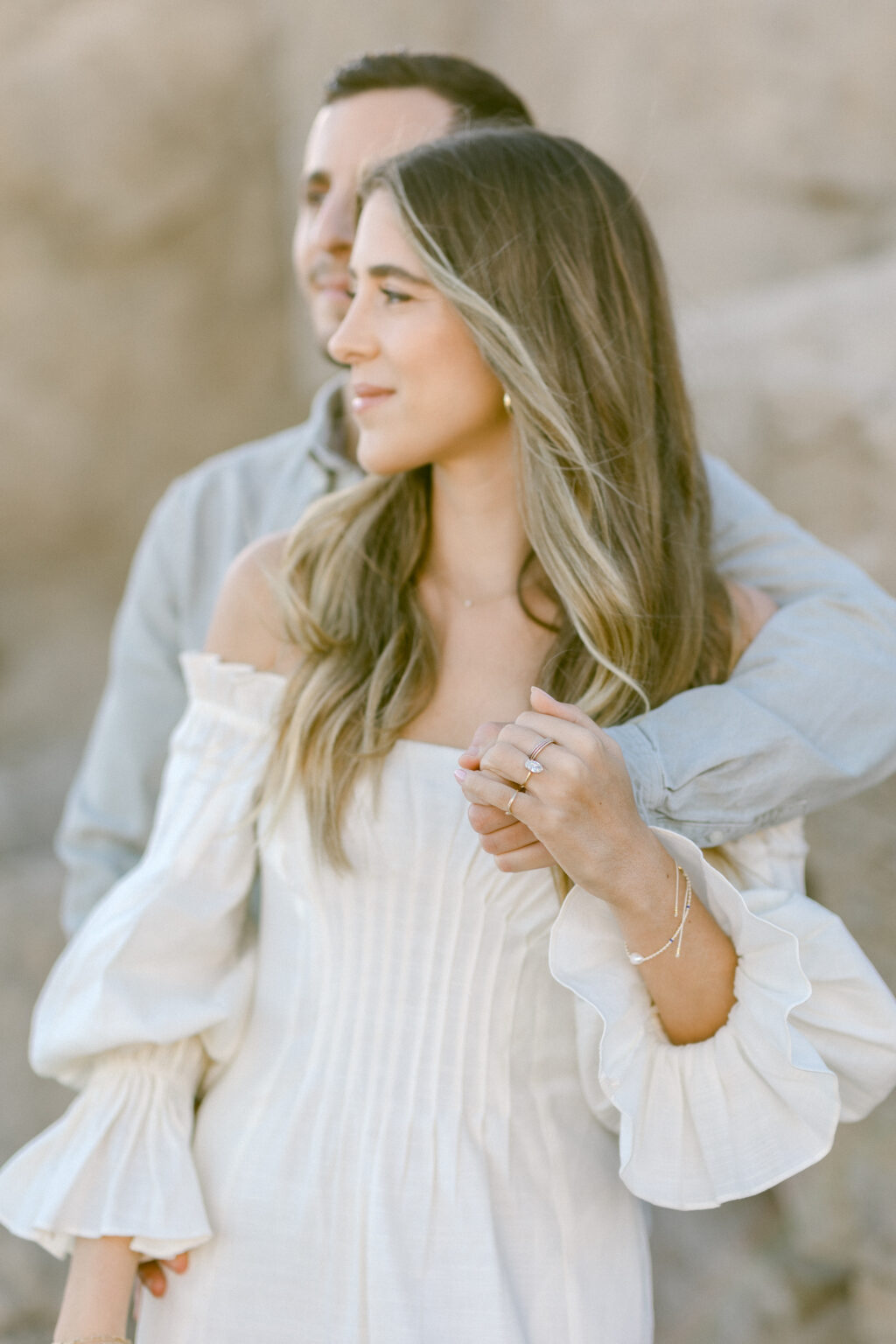 Beach Engagement Photos - Tiffany J Photography